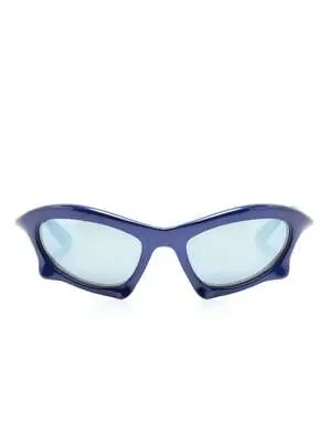 Balenciaga Oversize-frame Sunglasses - Blue