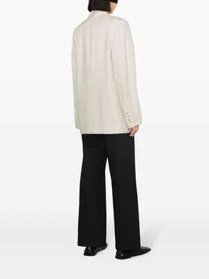 TOTEME Single-breasted Twill Blazer - Neutrals