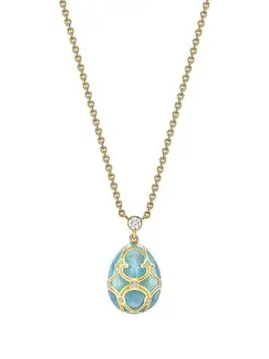 Faberge Heritage Petite Egg Pendant Necklace - Gold
