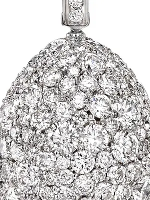 Faberge 18kt White Gold Diamond Charm