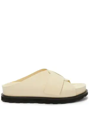 JIL SANDER Platform Leather Slides