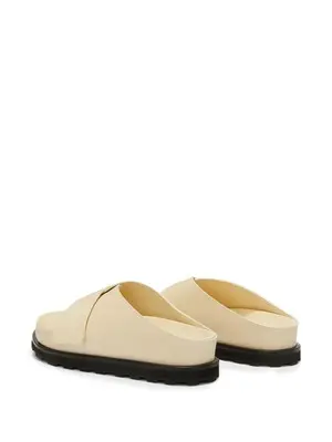 JIL SANDER Platform Leather Slides