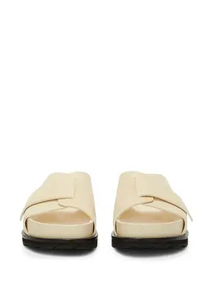 JIL SANDER Platform Leather Slides