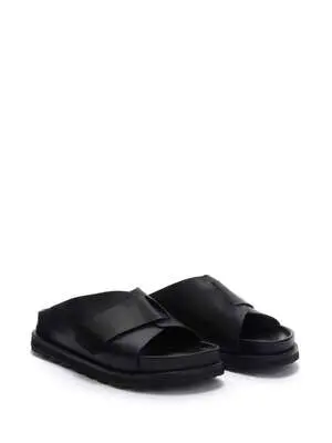 JIL SANDER Platform Leather Slides