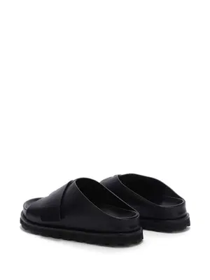 JIL SANDER Platform Leather Slides