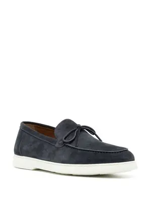 DOUCAL'S Lace-up Suede Loafers