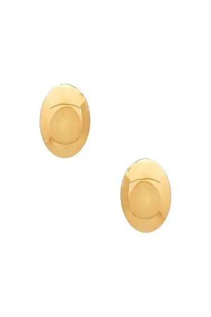 Lié Studio The Camille Stud Earrings - 18k Gold Plated