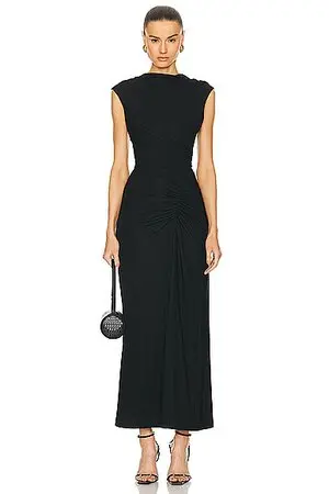 Simkhai Acacia Sleeveless Midi Dress - Black