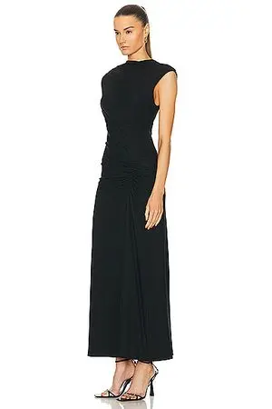 Simkhai Acacia Sleeveless Midi Dress - Black