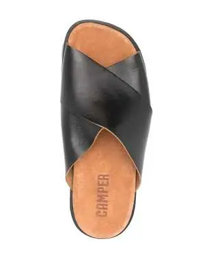 Camper Brutus Leather Sandals - Black