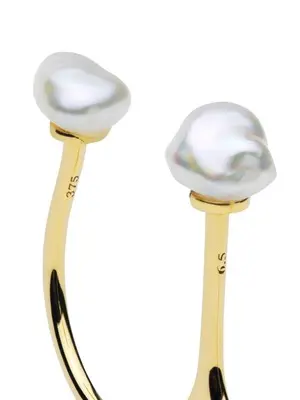 AUTORE MODA 9kt Yellow Keshi Pearl Ring - Gold