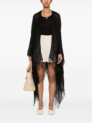 Fabiana Filippi Metallic-threading Cape