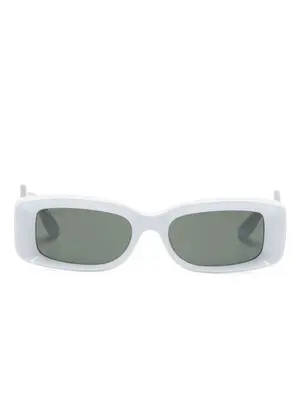 Gucci Rectangle-frame Sunglasses - Blue