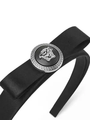 Versace Ribbon Headband - Black