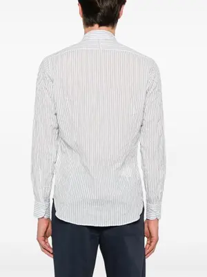 Eleventy Stripped Longsleeved Shirt