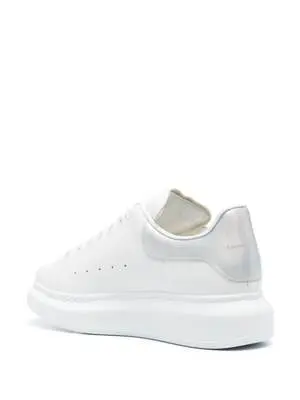 Alexander McQueen Iridescent-panel Leather Sneakers