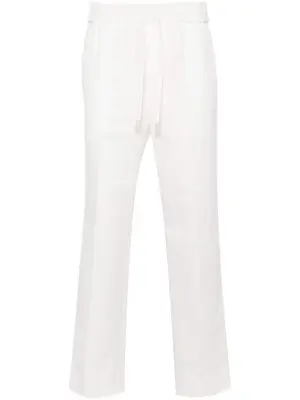 Brioni Chambray Straight Trousers