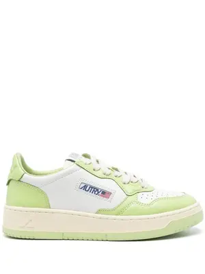 AUTRY Medalist Bicolor Leather Sneakers - White