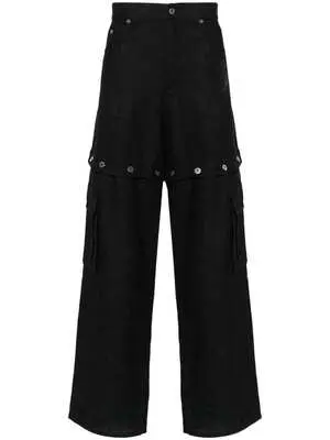 Off-White 90s Logo Straight-leg Cargo Trousers