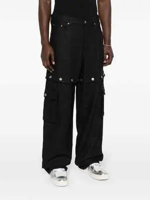Off-White 90s Logo Straight-leg Cargo Trousers