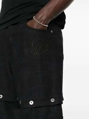 Off-White 90s Logo Straight-leg Cargo Trousers