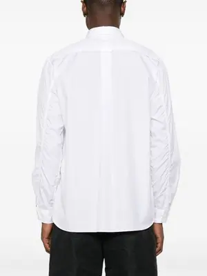 Junya Watanabe Patchwork-detail Cotton Shirt