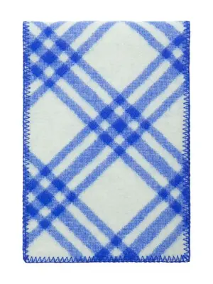 Burberry Check-print Wool Scarf