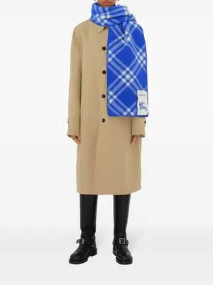 Burberry Check-print Wool Scarf