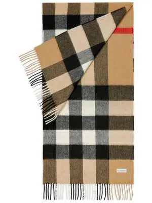 Burberry Vintage Check Cashmere Scarf - Neutrals