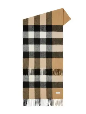 Burberry Vintage Check Cashmere Scarf - Neutrals