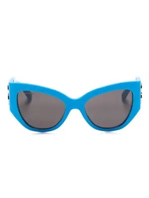 Balenciaga Dinasty Butterfly-frame Sunglasses - Blue