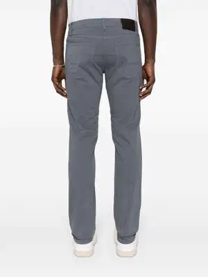 Brioni Chamonix Mid-rise Straight-leg Jeans - Grey