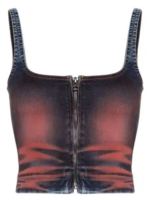 KNWLS Harley Denim Crop Top
