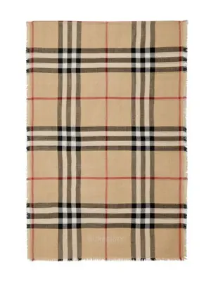 Burberry Reversible Check Scarf - Neutrals