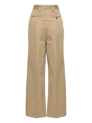 MAISON MARGIELA Pleat-detailed Twill Trousers