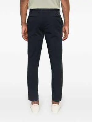 Incotex Tapered Stretch-cotton Chinos - Blue