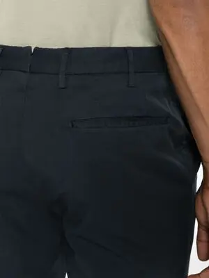 Incotex Tapered Stretch-cotton Chinos - Blue
