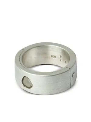 PARTS OF FOUR Sistema Ring With Yellow Diamond - Silver