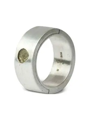 PARTS OF FOUR Sistema Ring With Yellow Diamond - Silver