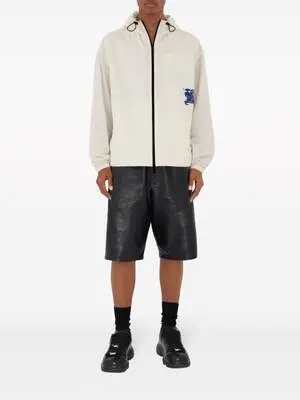 Burberry Ekd-patch Hooded Jacket