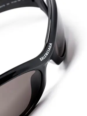 Balenciaga Acetate Cat-eye Sunglasses - Black