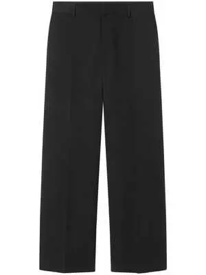 Versace Wide-leg Virgin Wool Trousers