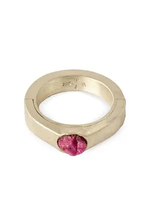 PARTS OF FOUR Sistema Sterling-silver Ruby Ring - Neutrals