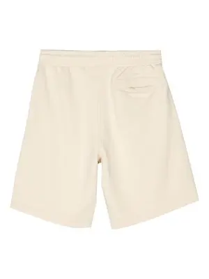 Maison Kitsuné Fox-patch Track Shorts - Neutrals