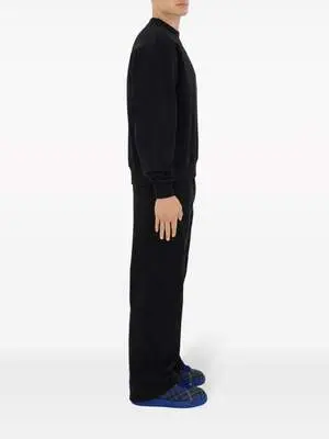 Burberry Ek Embroidery Straight-leg Trousers