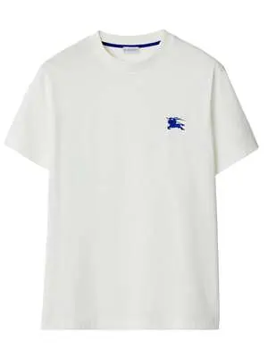 Burberry Logo-embroidered Cotton T-shirt
