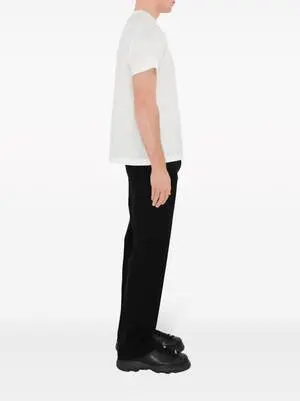 Burberry Logo-embroidered Cotton T-shirt