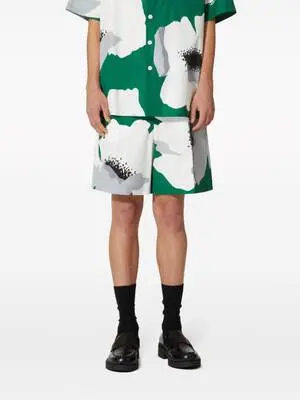 Valentino Garavani Bermuda Shorts With Portrait Print