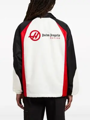 Palm Angels Logo-print Panelled Jacket