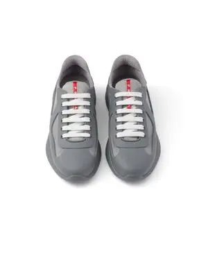 Prada America's Cup Sneakers - Gold/silver